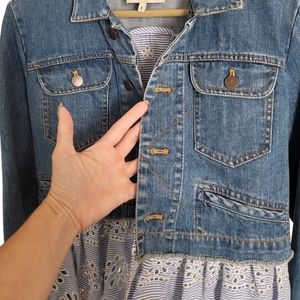 Sea New York | Jackets & Coats | Sea New York Denim Eyelet Trim Jacket ...